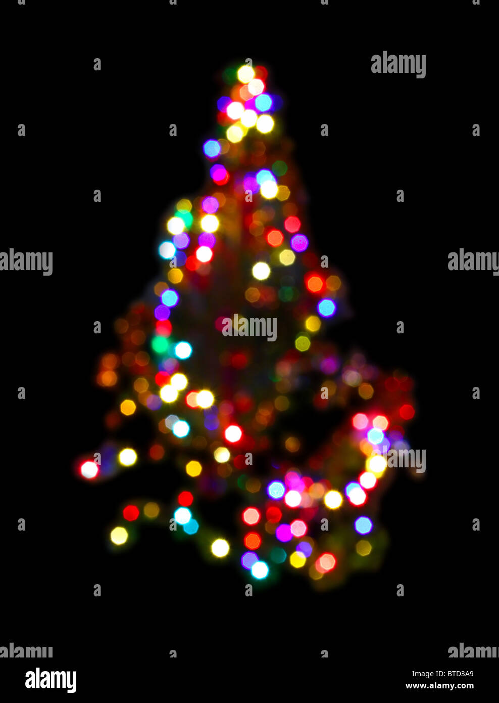 christmas fir lighting Stock Photo - Alamy
