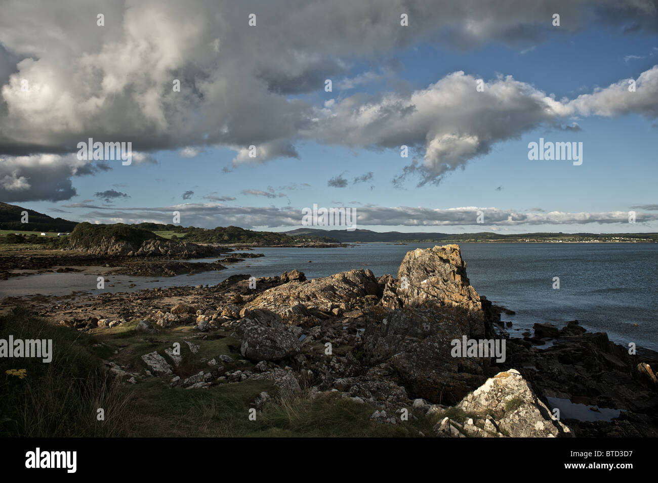 Mossyard beach, near Creetown. Dumfries & Galloway, Scotland Stock ...