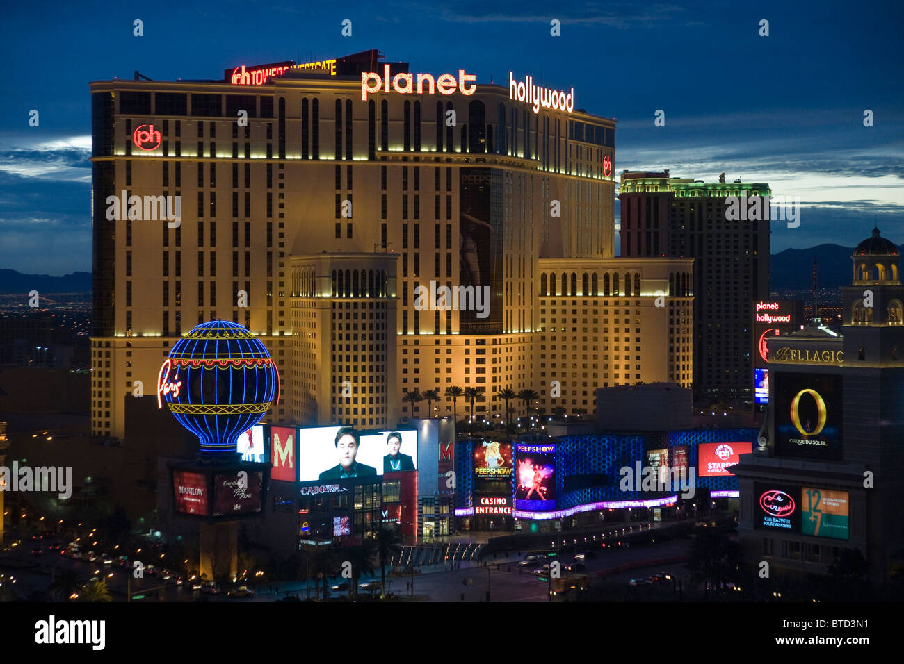 Planet Hollywood Hotel and Casino, Las Vegas, Nevada Stock Photo - Alamy