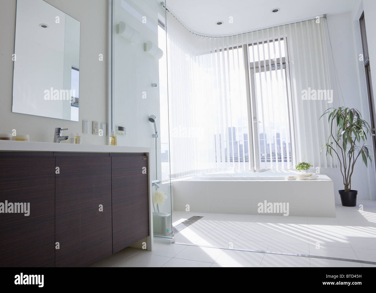 Basin in bathroom Stock Photo - Alamy