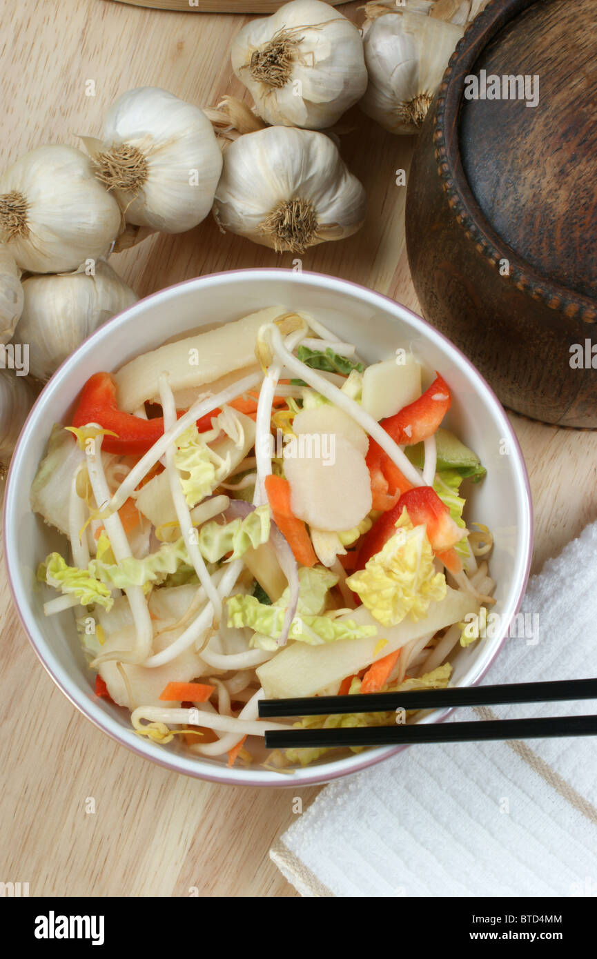 some asian mixed vegetable in a bowl Stock Photo - Alamy