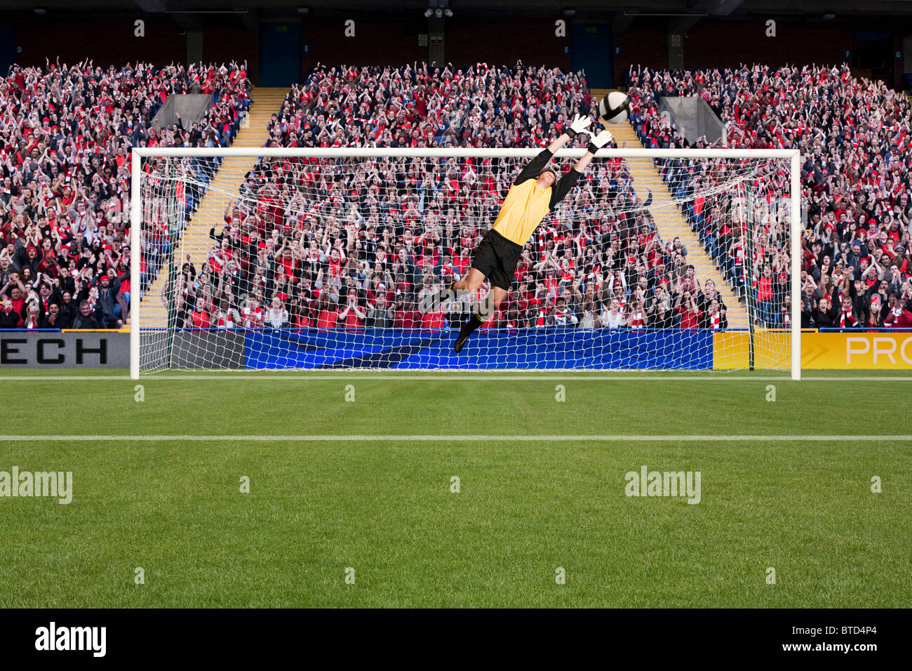Goalkeeper saving hi-res stock photography and images - Alamy