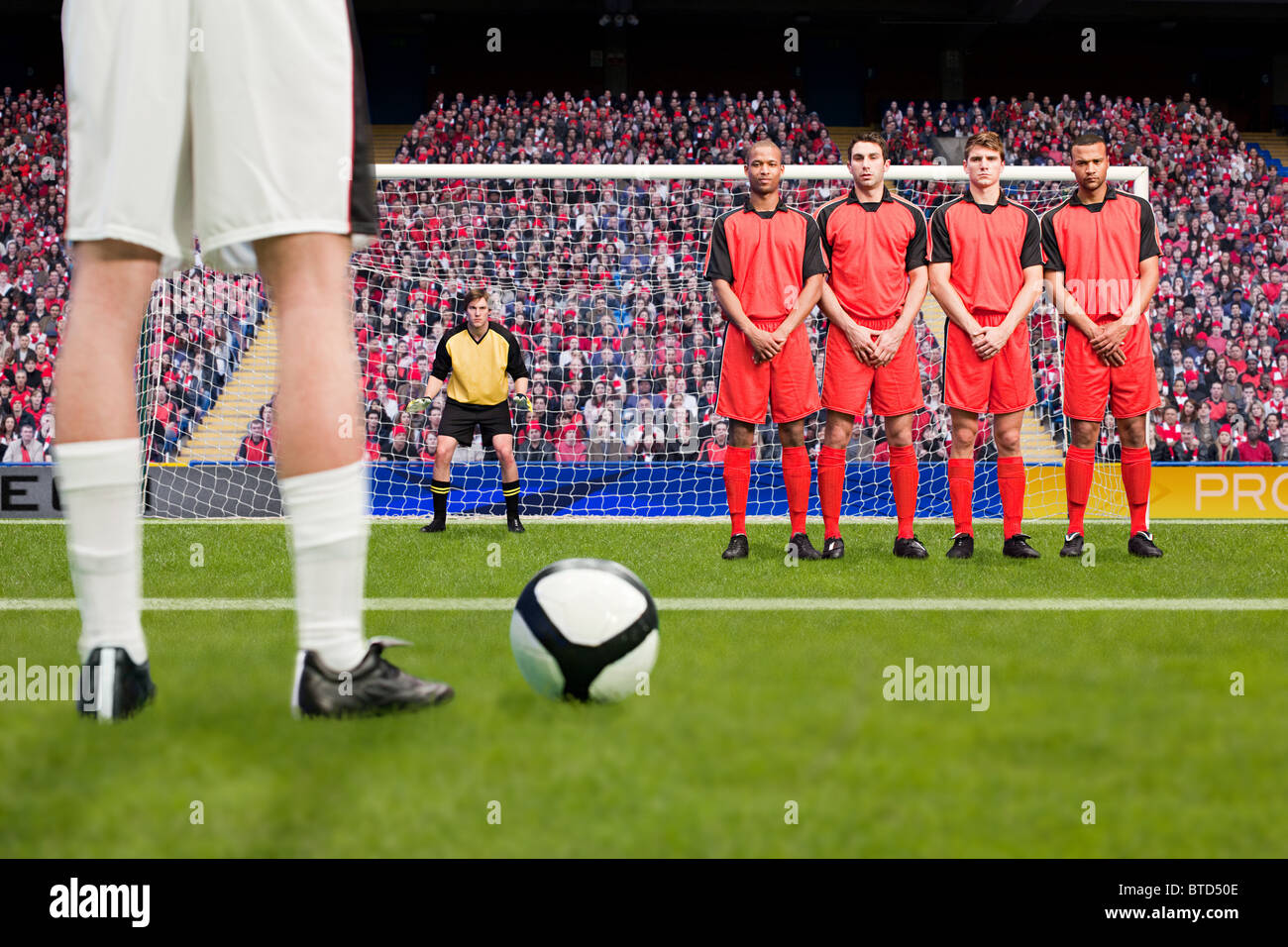 Free Kick Wall High Resolution Stock Photography and Images - Alamy