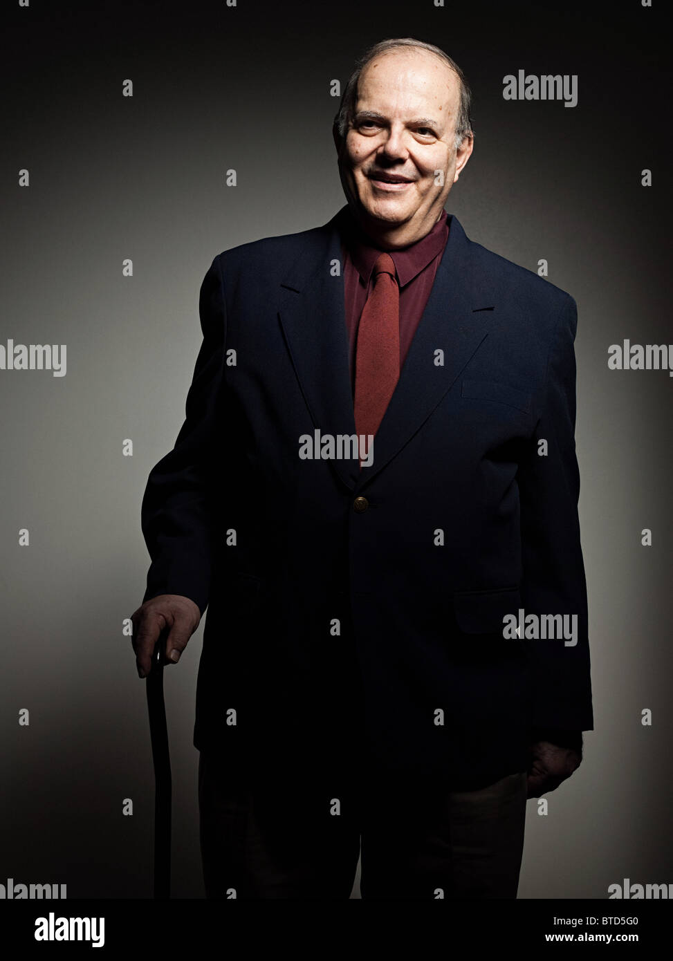 Portrait old man shadow hi-res stock photography and images - Alamy