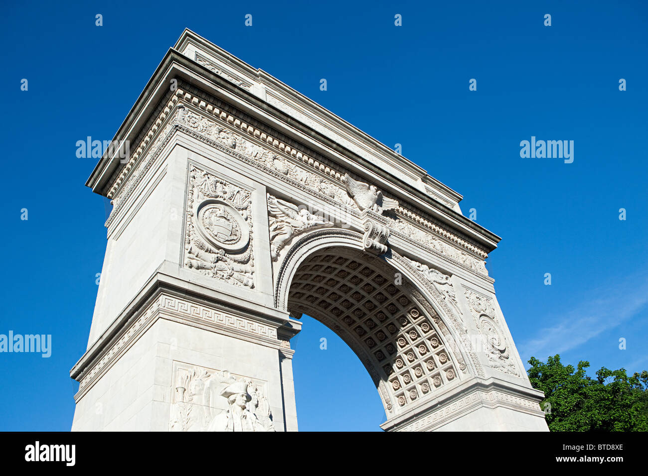 Washington Square Arch, New York Stock Photo - Alamy