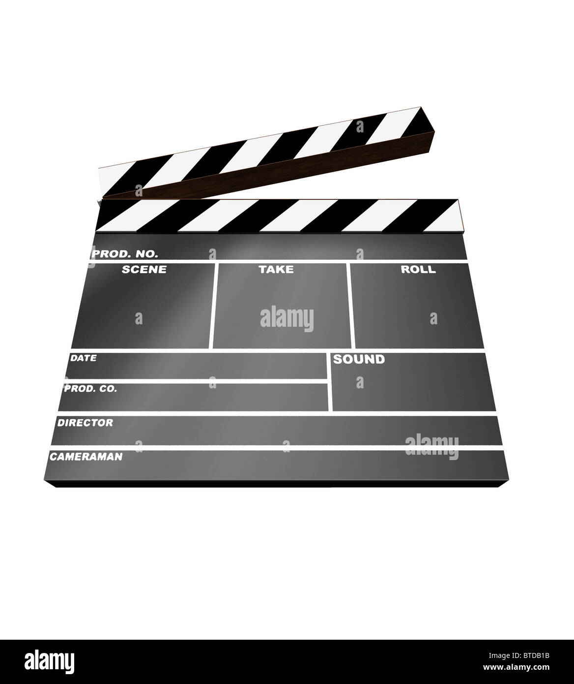 Clapper Board (3D image Stock Photo - Alamy