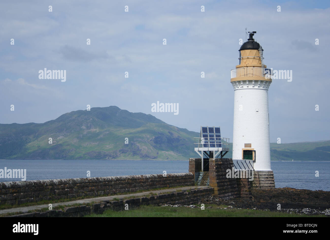 Rubha nan gall Lighthouse Isle of Mull Scotland June 2007 Stock Photo ...