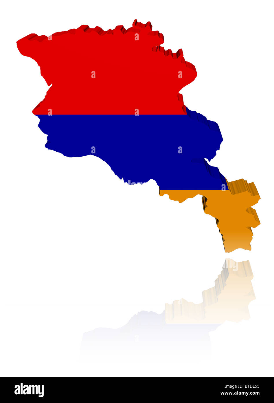 Armenia armenian flag map Cut Out Stock Images & Pictures - Alamy