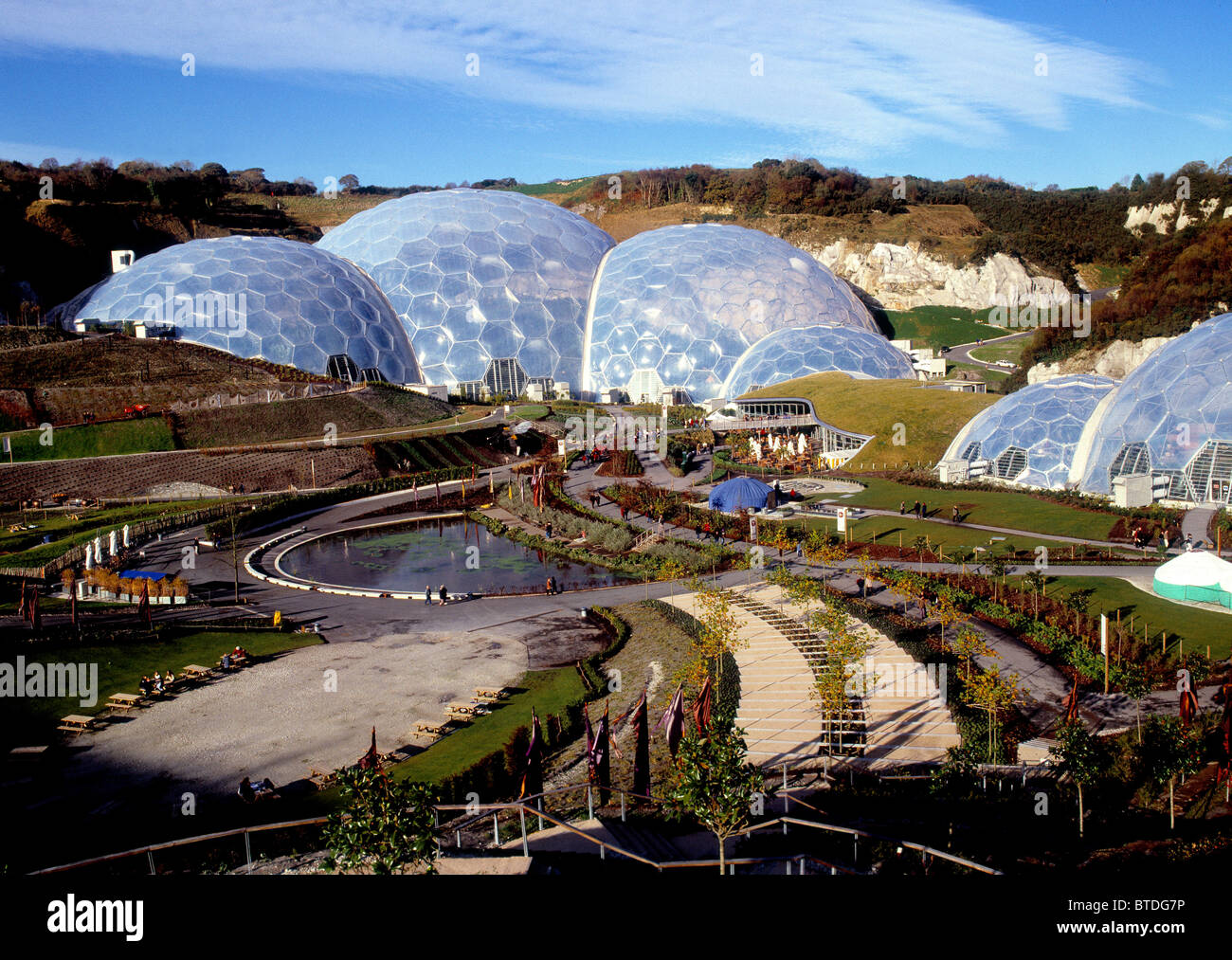 Eden Project, Exterior Stock Photo - Alamy