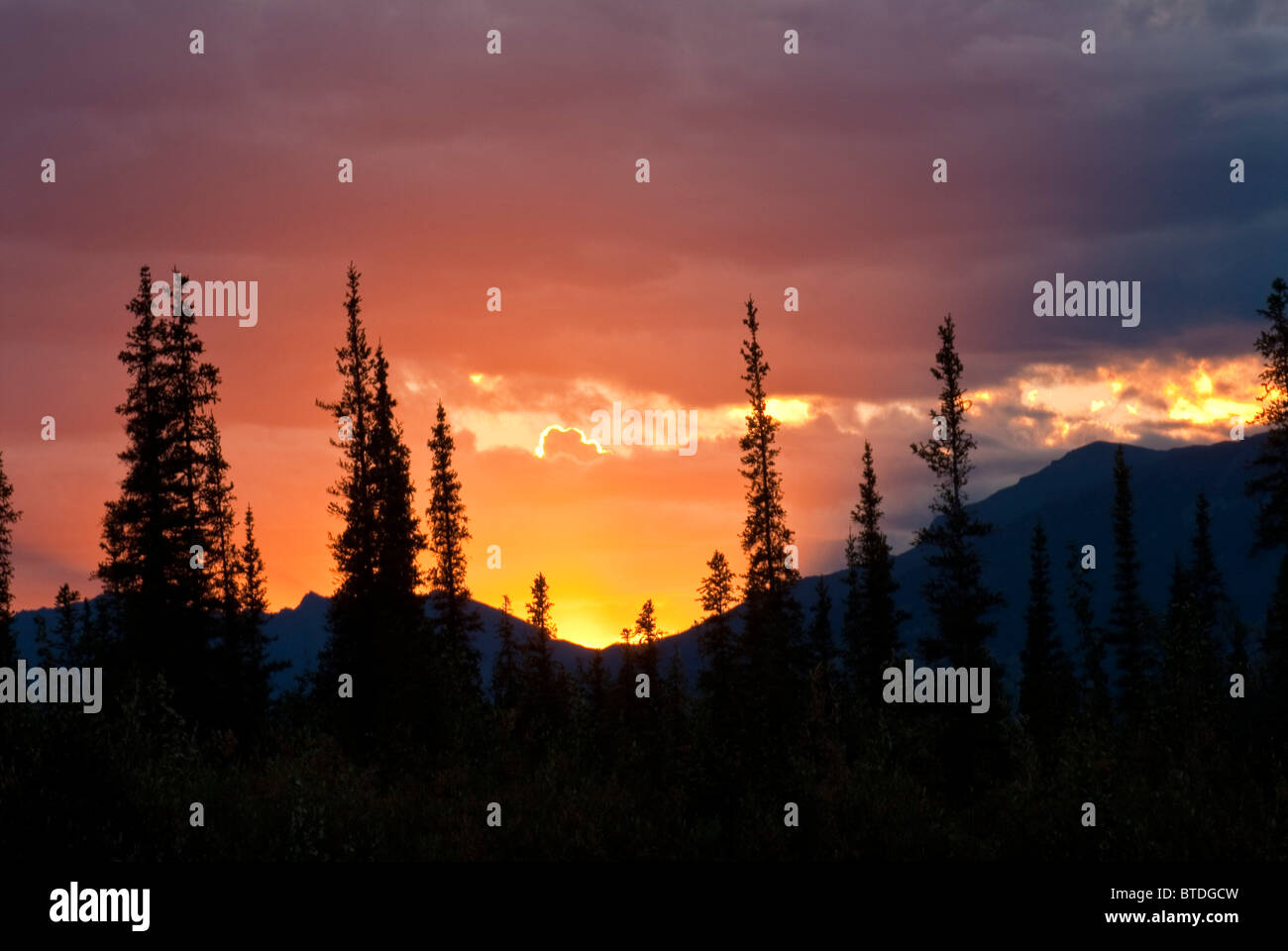 Landscape lit by shafts of light hi-res stock photography and images ...