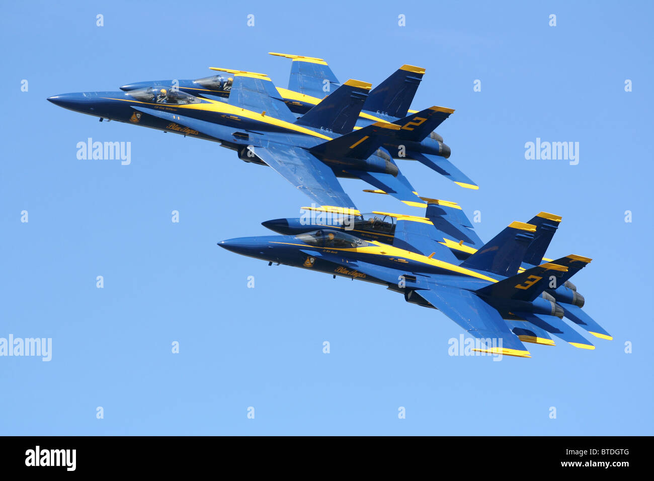 Blue Angels in diamond formation performing at the Joint Services Open ...