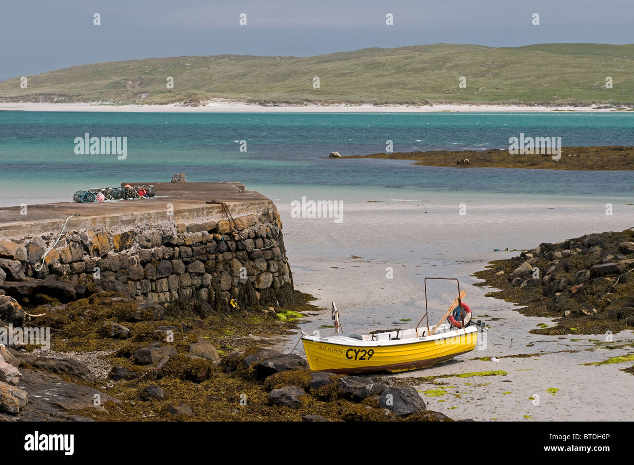 Eoligarry Harbour, Survival Point, Isle of Barra Hebrides Scotland. SCO ...