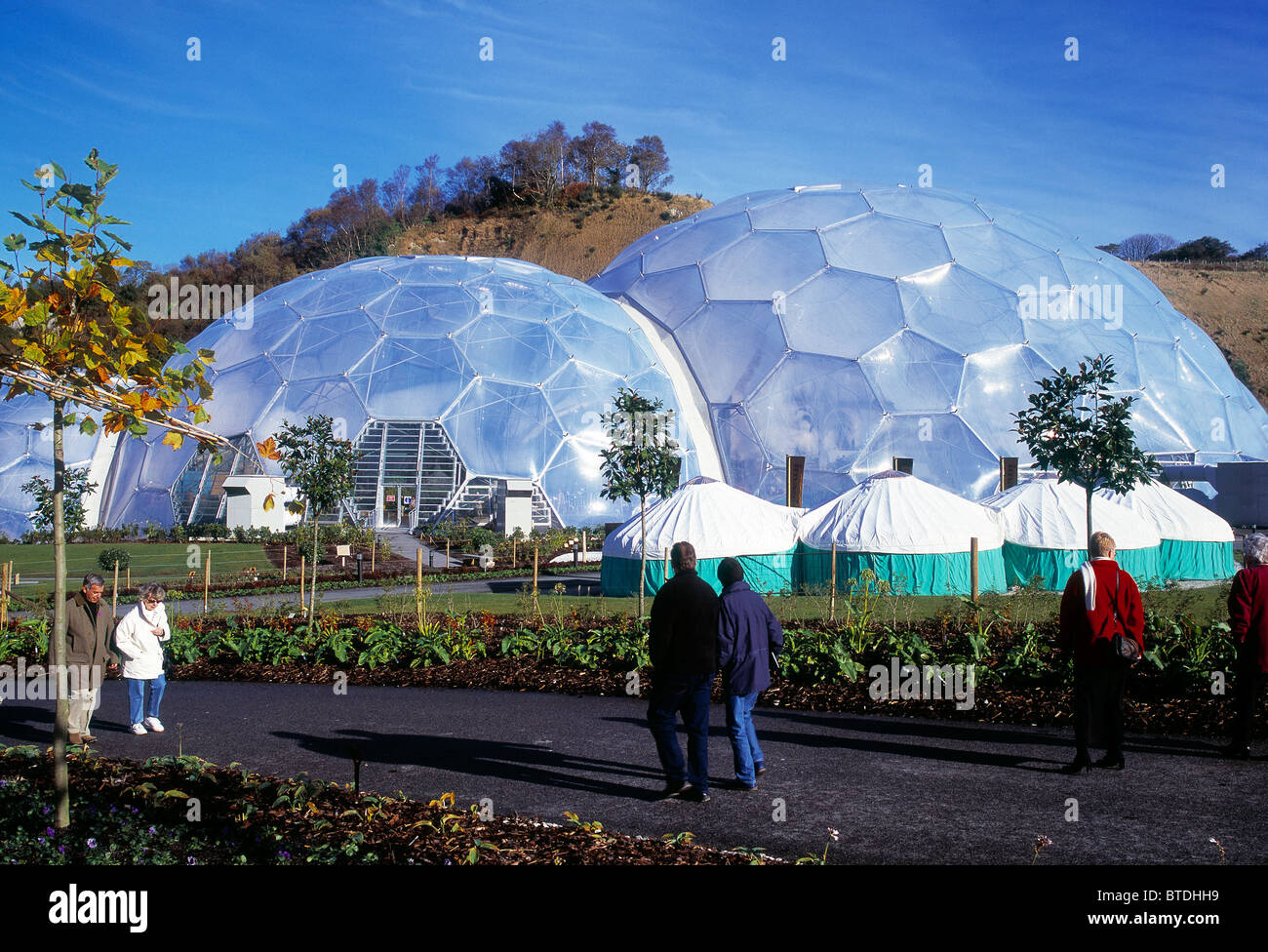 Eden Project, Exterior Stock Photo - Alamy