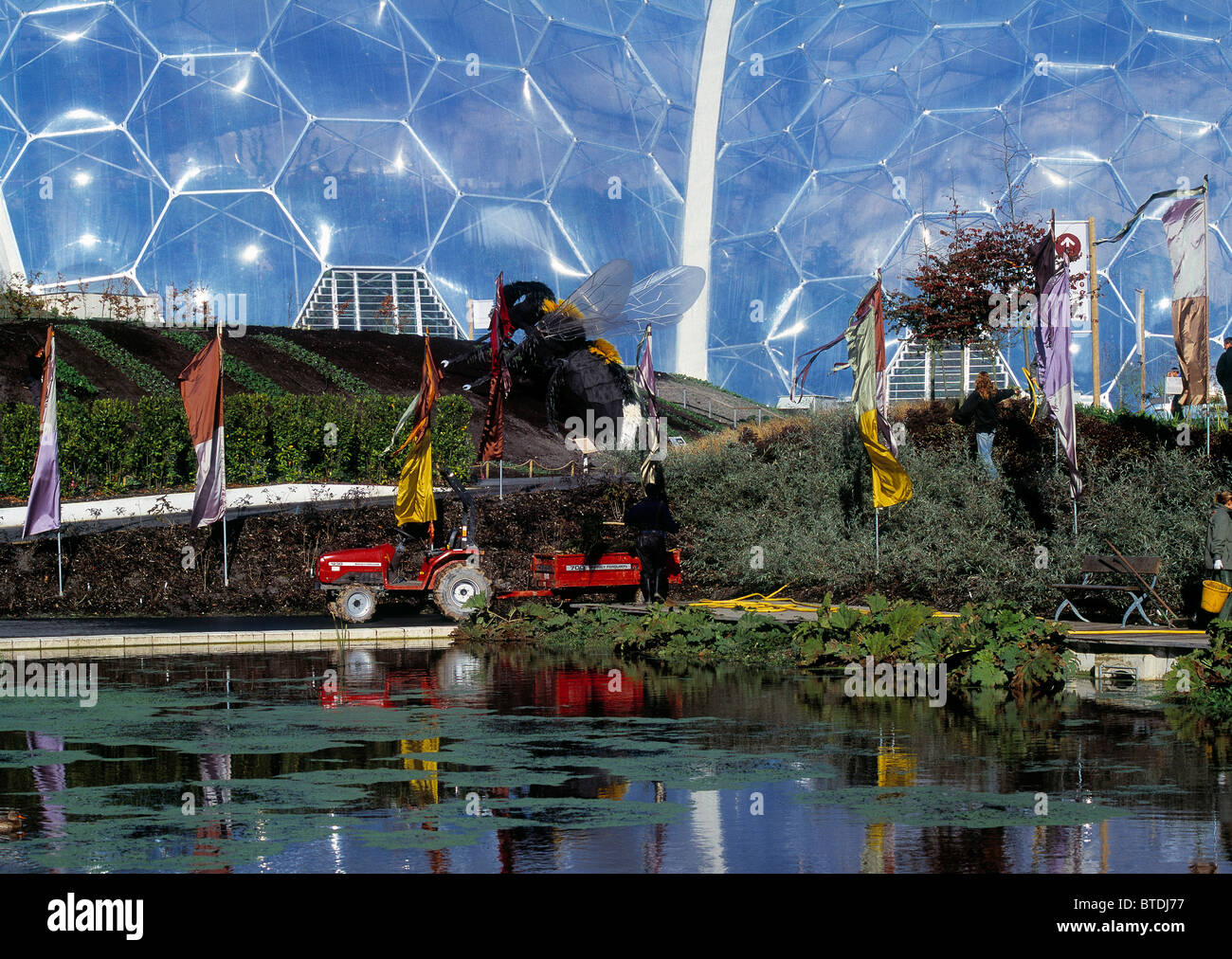Eden Project, Exterior Stock Photo - Alamy