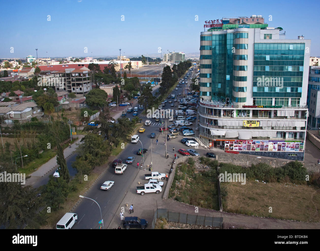 Aerial daytime view of Addis Ababa Stock Photo - Alamy