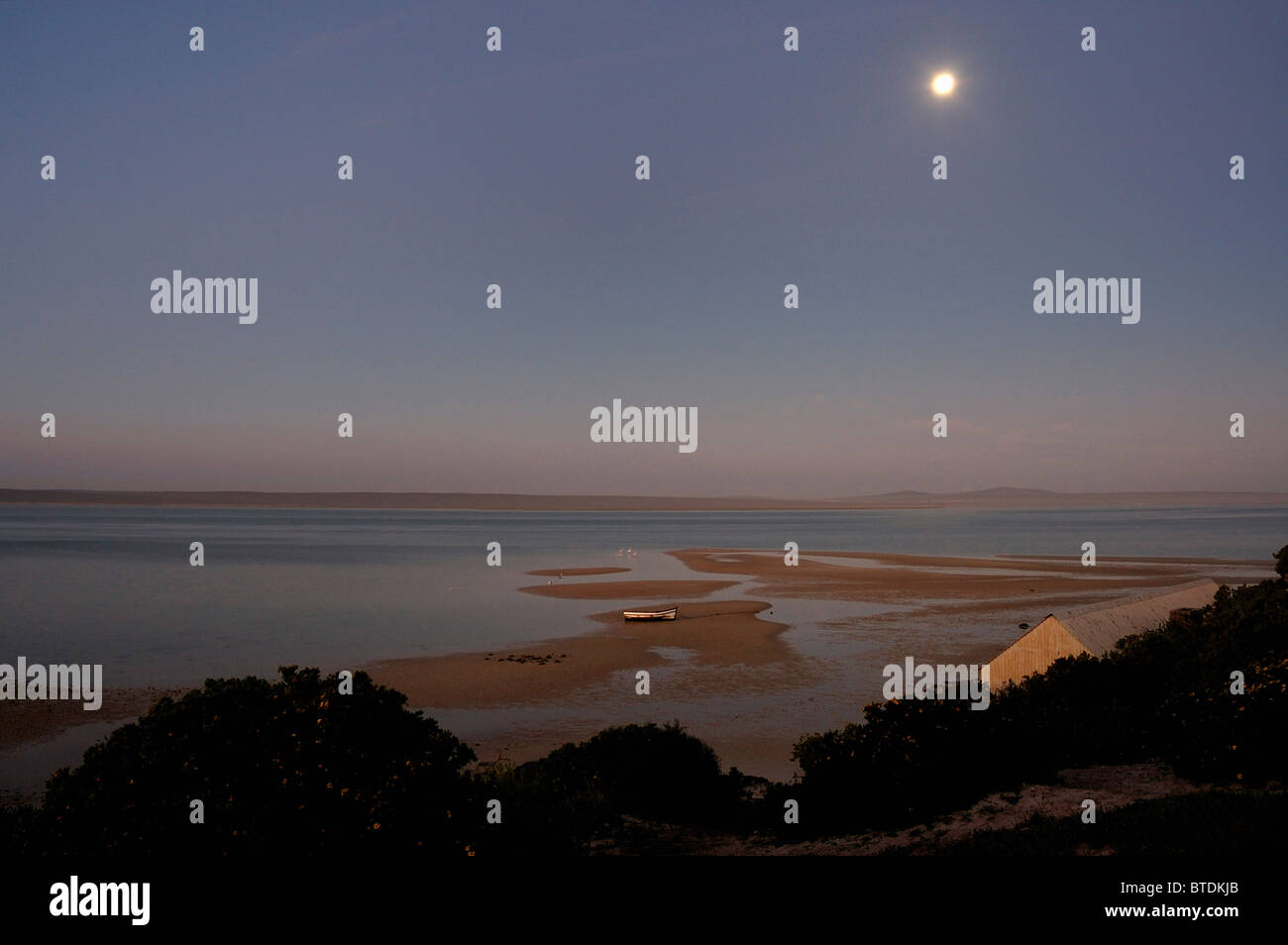 Full moon sunset hi-res stock photography and images - Alamy