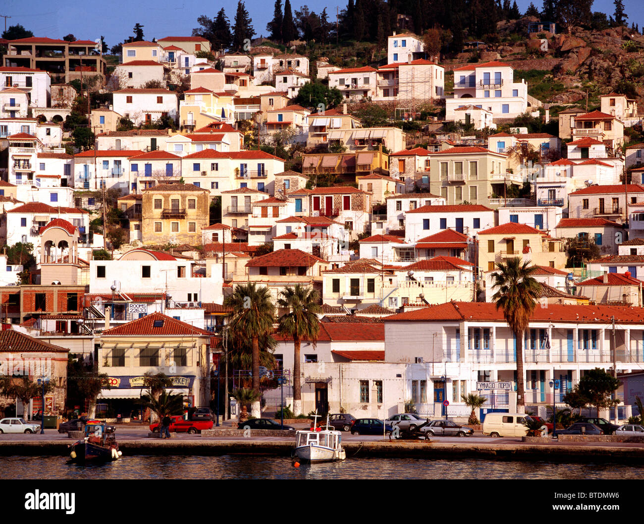 Poros Island, Poros Town Stock Photo - Alamy