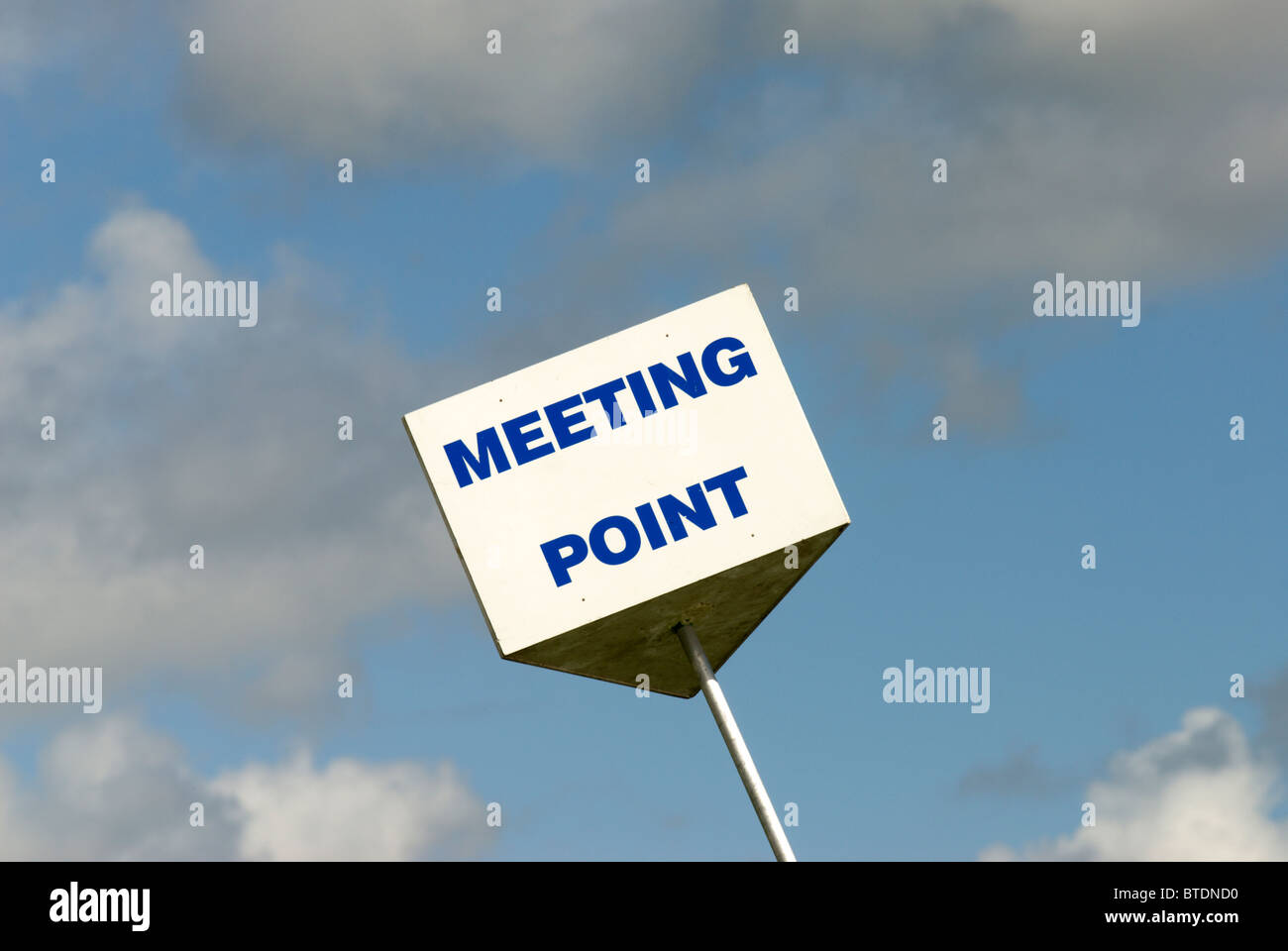 Meeting Point signage at the Edenbridge and Oxted Agricultural show ...
