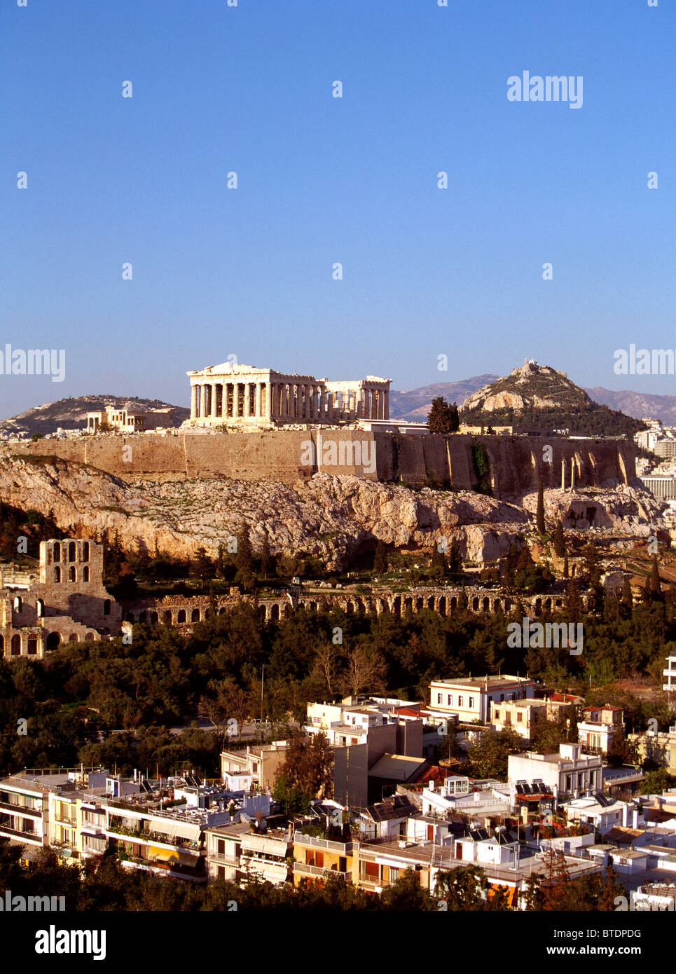 View Including The Parthenon, Day Stock Photo - Alamy