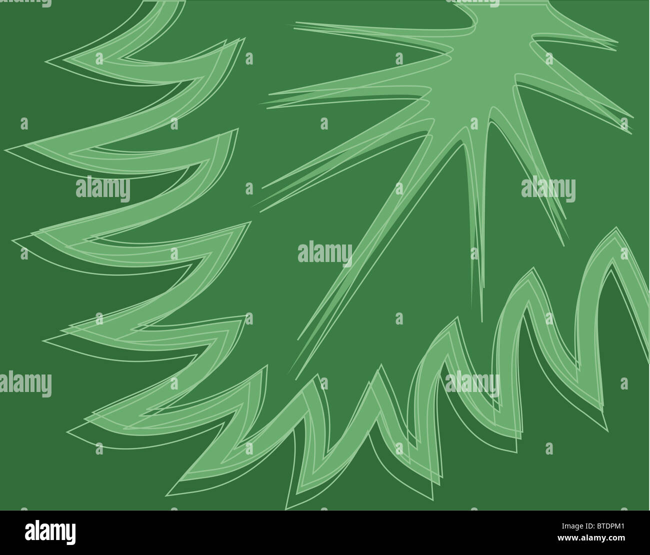 Abstract illustrated background of a leaf design Stock Photo - Alamy