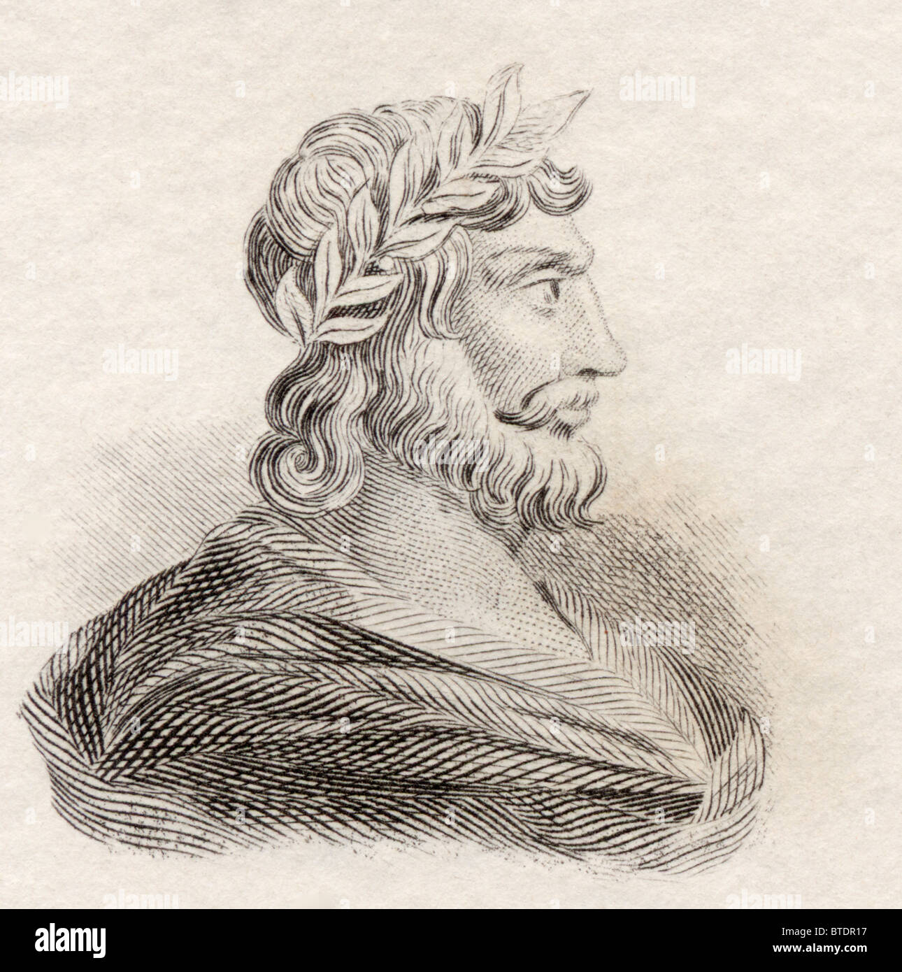 Aratus of Soli, c. 315 to 240 BC. Greek didactic poet Stock Photo - Alamy