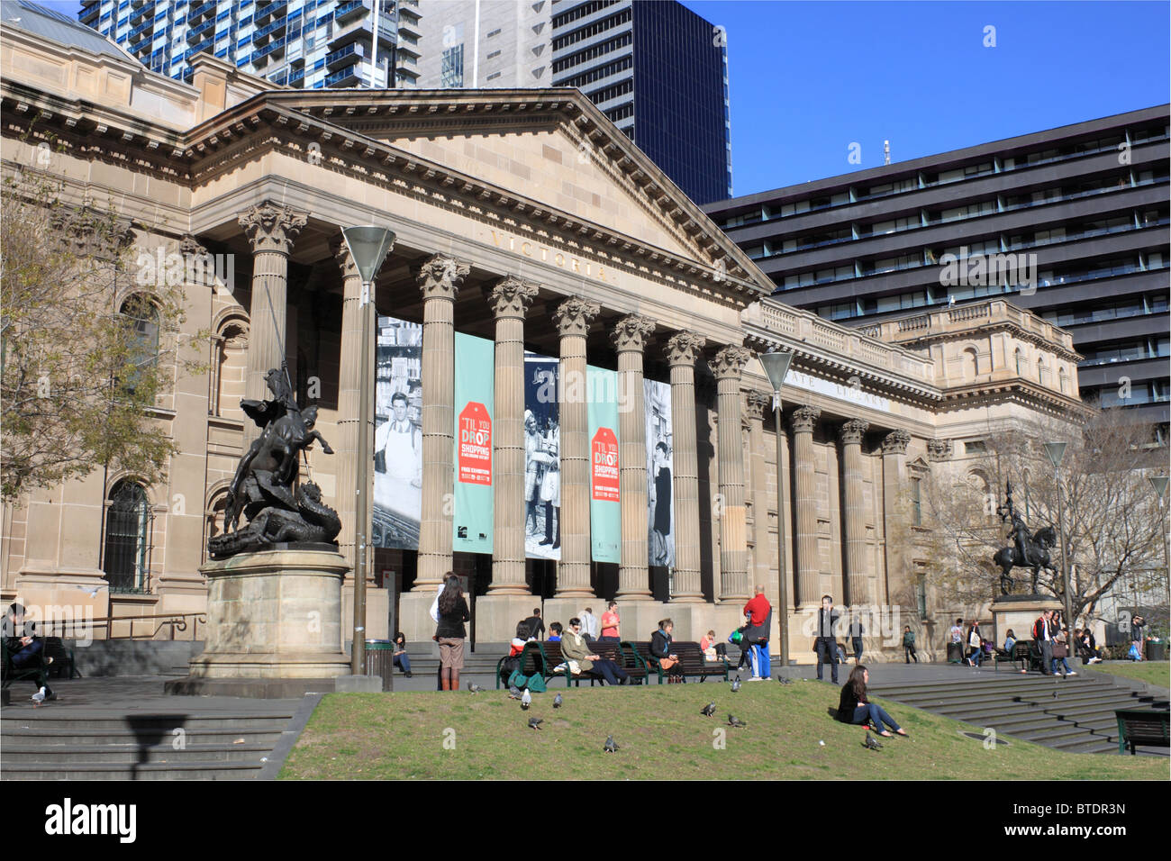 State Library of Victoria, Swanston Street, Central Business District ...