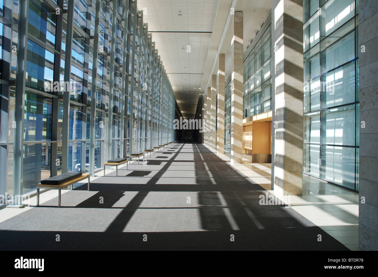 The interior of the Cape Town International Convention Centre Stock ...