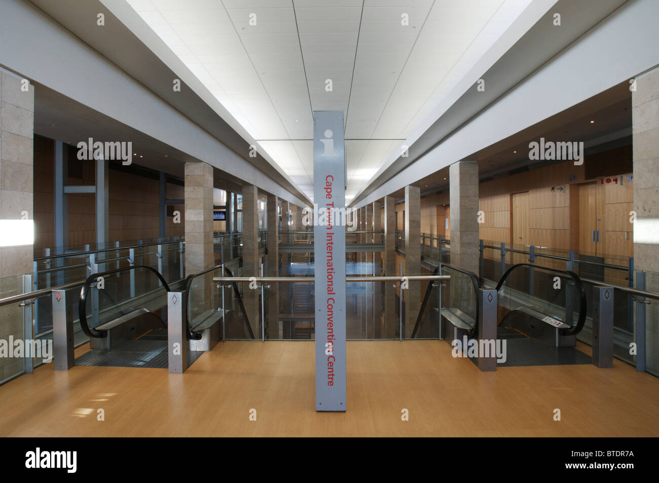 The interior of the Cape Town International Convention Centre Stock ...