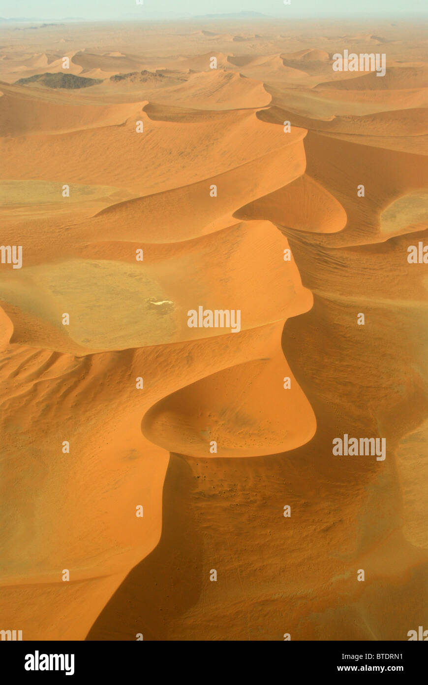 Aerial view of sand dunes Stock Photo - Alamy