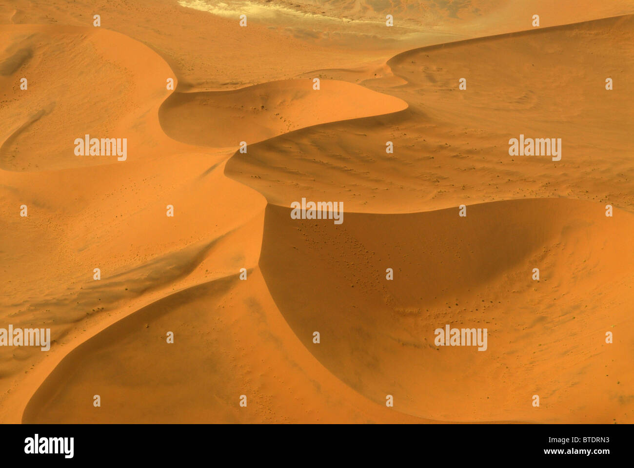 Aerial view of sand dunes Stock Photo - Alamy