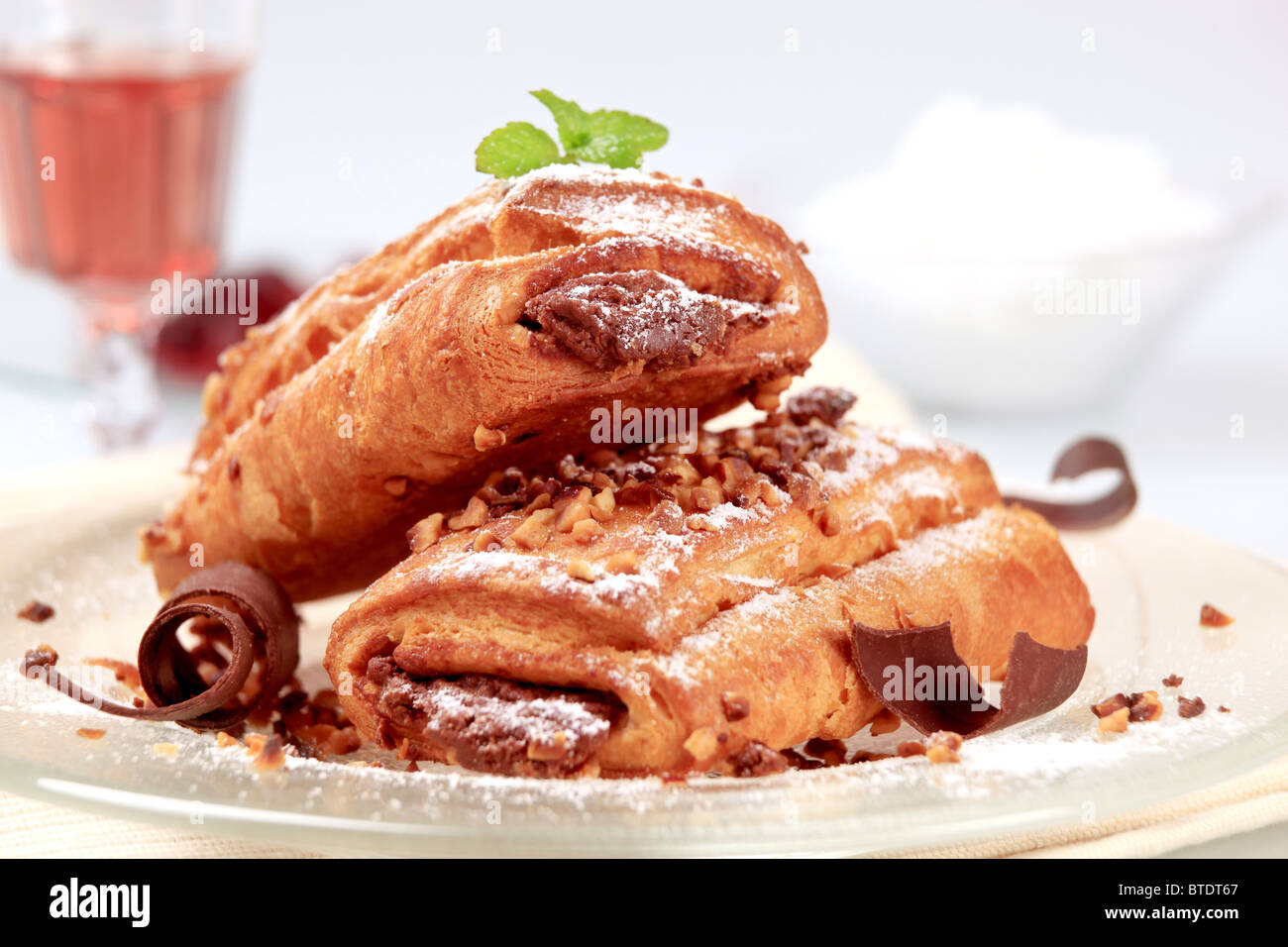 Chocolatine pastry chocolate hi-res stock photography and images - Alamy