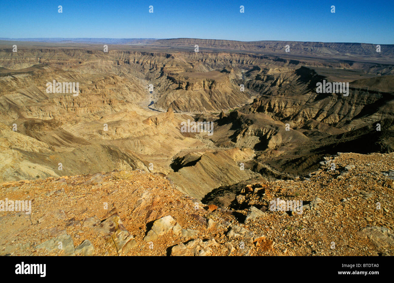 Scenic view of Fish River canyon Stock Photo - Alamy