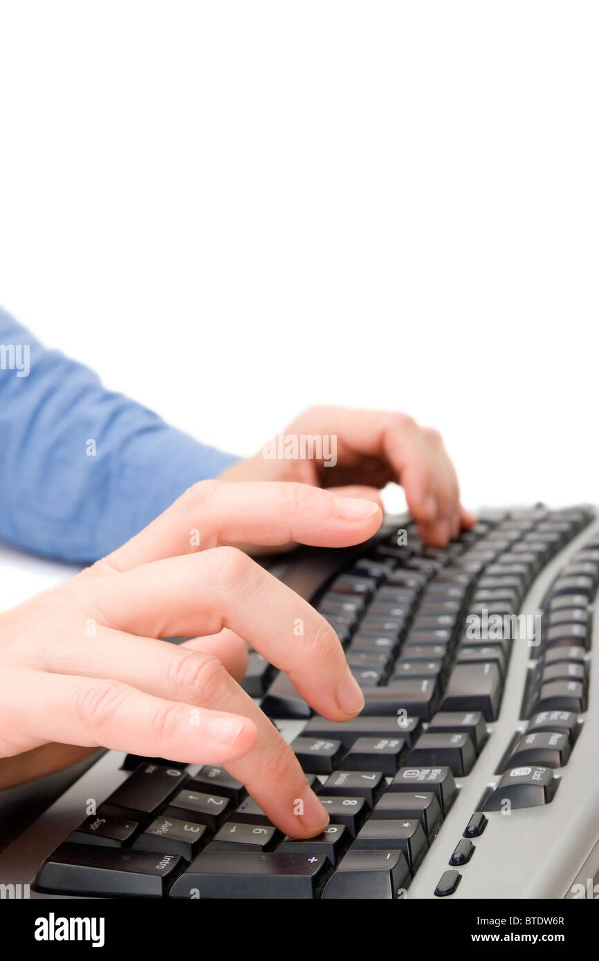 Technician female keyboard hi-res stock photography and images - Alamy