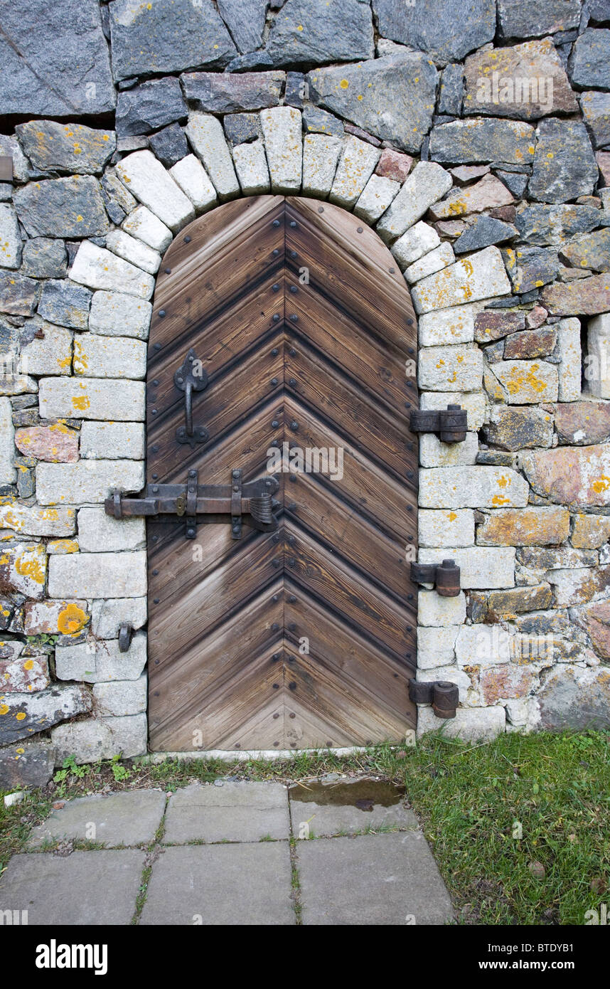 old door at Suomenlinna fortress, Helsinki Finland Stock Photo - Alamy