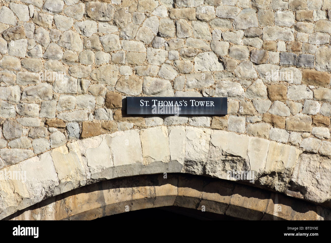 St Thomas's Tower (1280), Tower of London, London, England, UK Stock ...