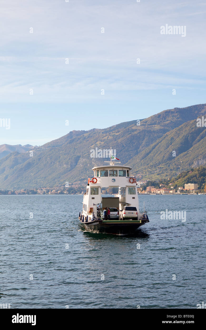 car ferry transport on Lake Como Italy Stock Photo - Alamy