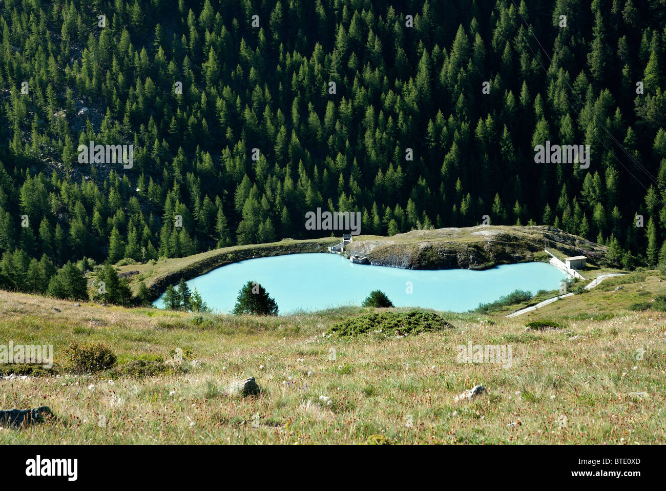Grindjisee lake Mountain reflection Zermatt Sunnegga paradise view ...