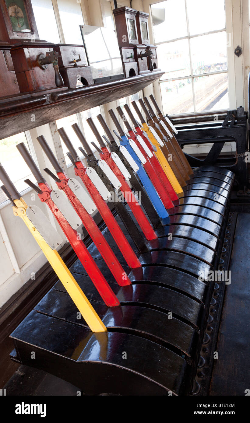 Inside signal box hi-res stock photography and images - Alamy
