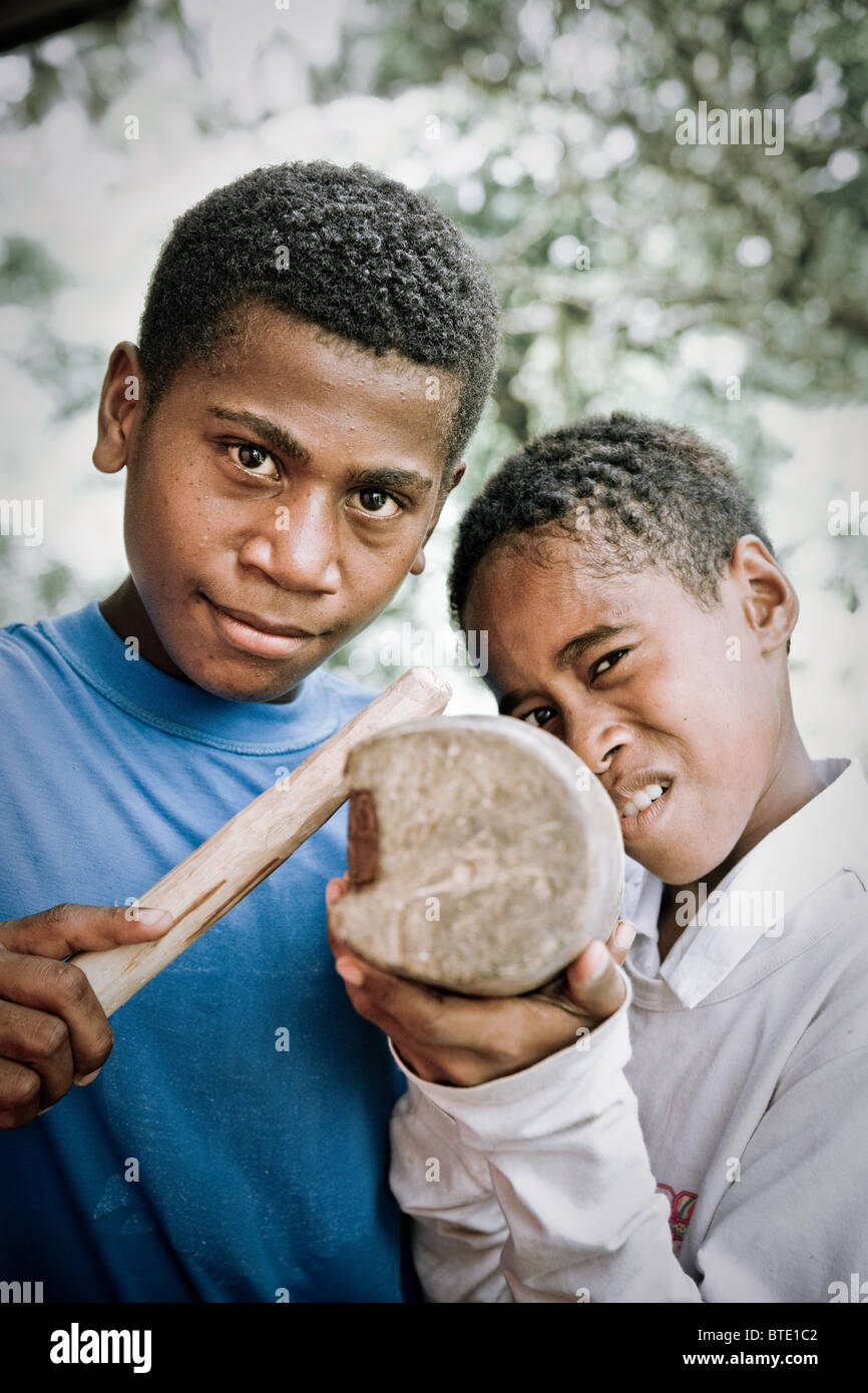 Fijian school children hi-res stock photography and images - Alamy