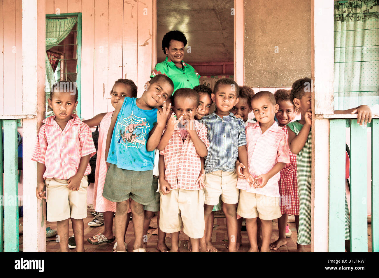 Fiji kids school hi-res stock photography and images - Alamy