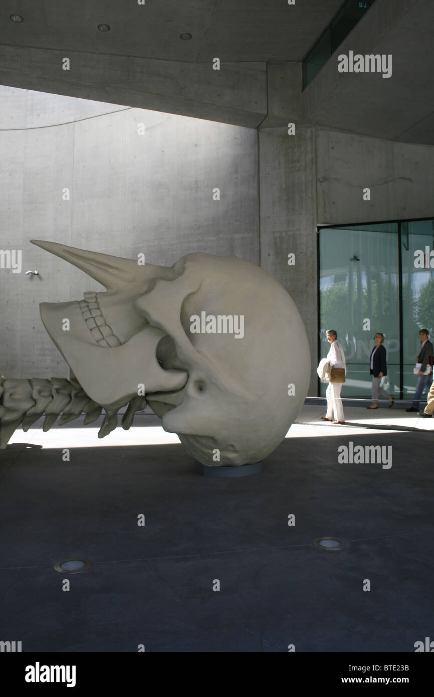 skeleton art work at maxxi museum of modern art in rome italy Stock ...