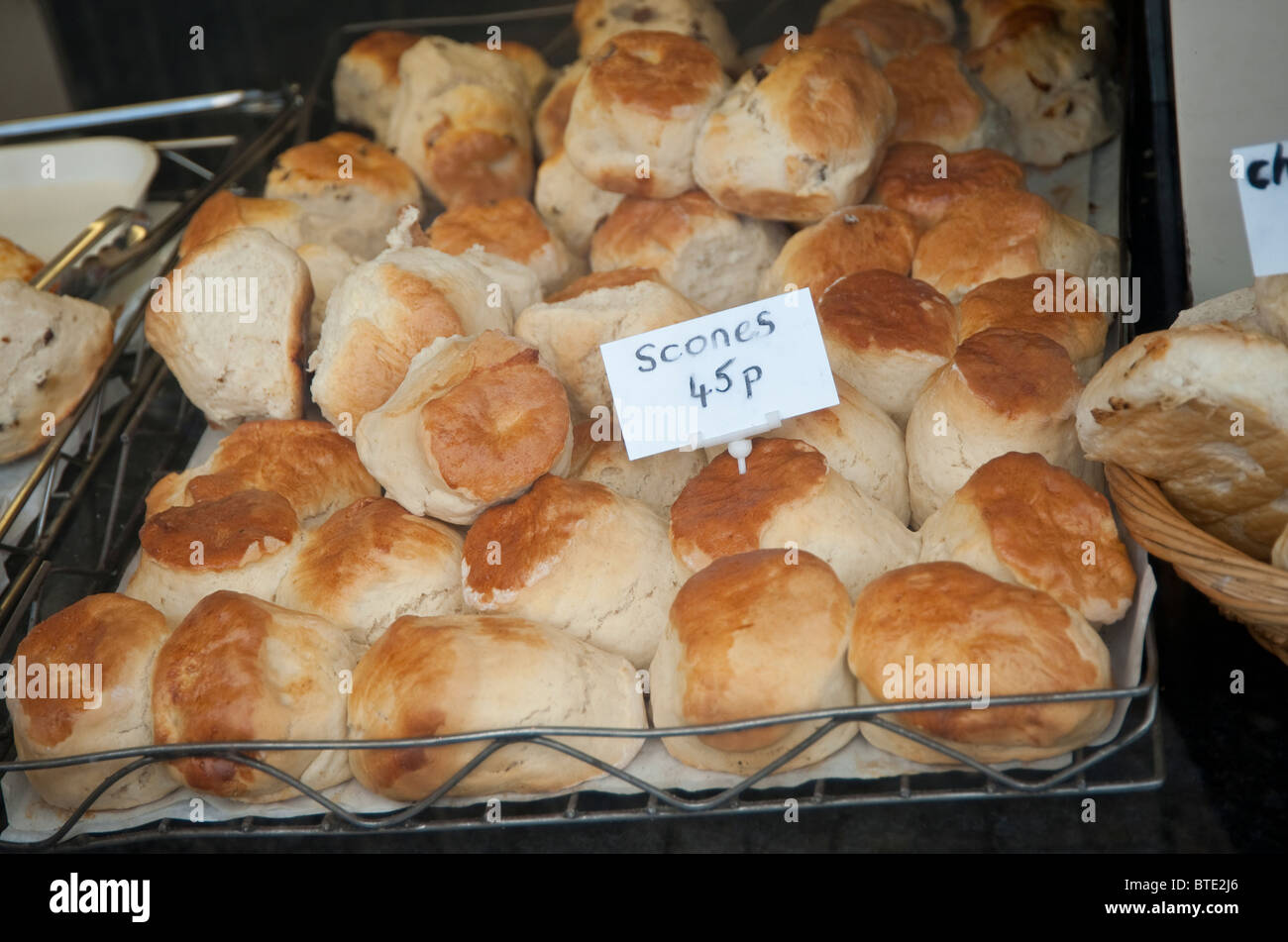 Cornish Bakery window in Looe, Cornwall, England, UK Stock Photo - Alamy