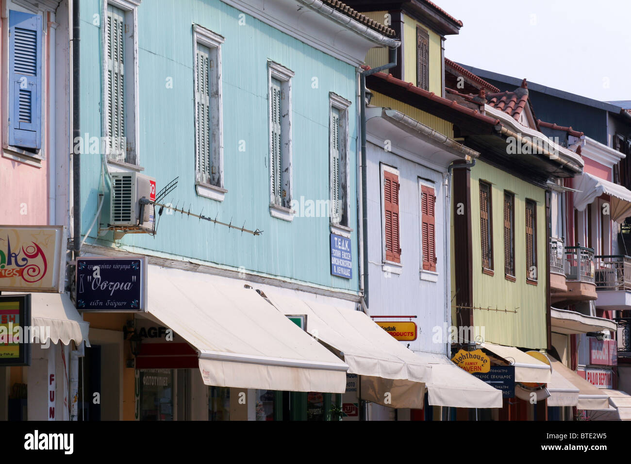building facade typical shops stores house houses architecture window ...