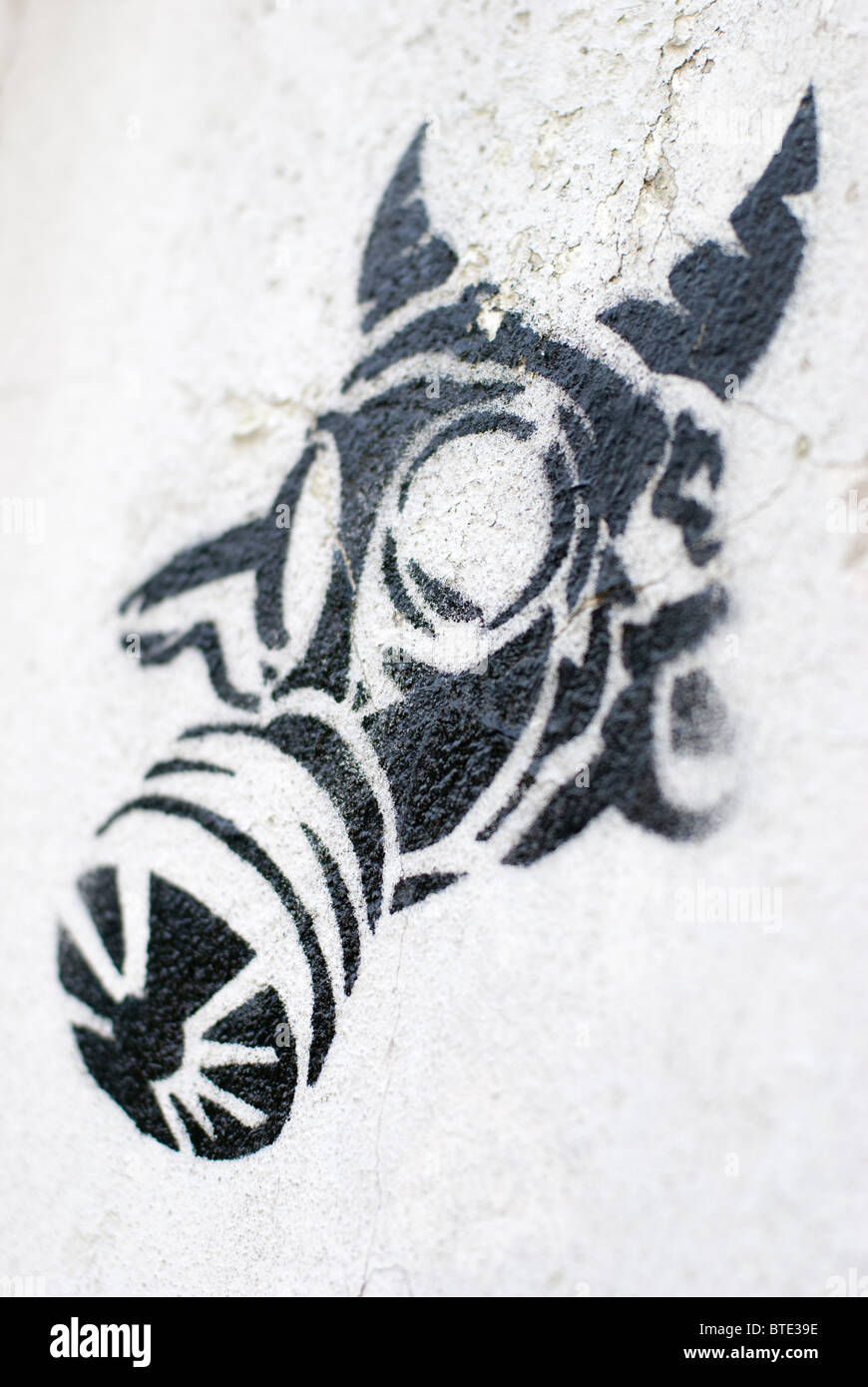 Spray Paint Stencils Gas Mask