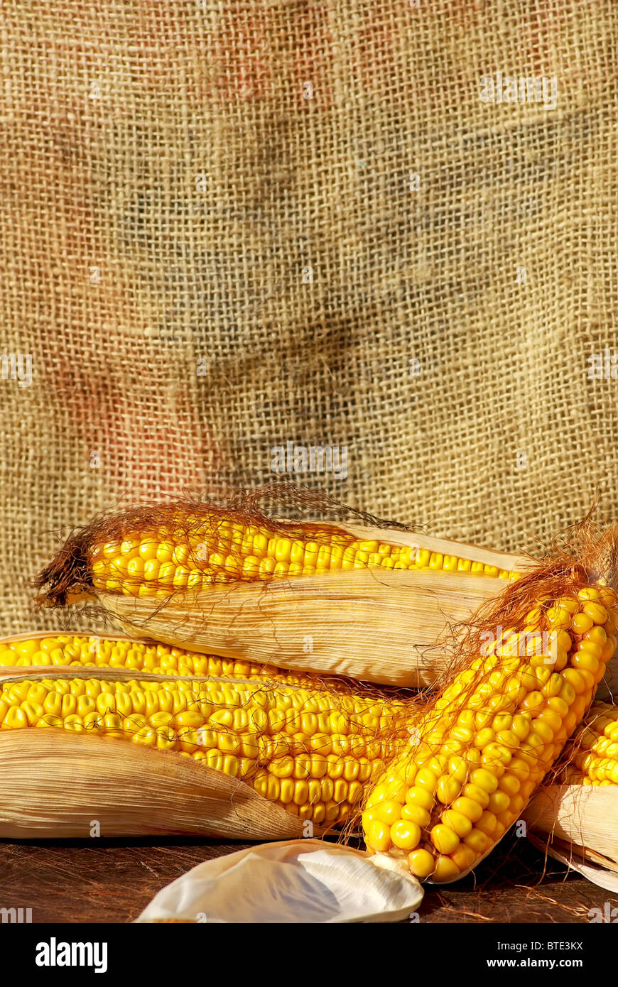Golden yellow sweet corn hi-res stock photography and images - Alamy