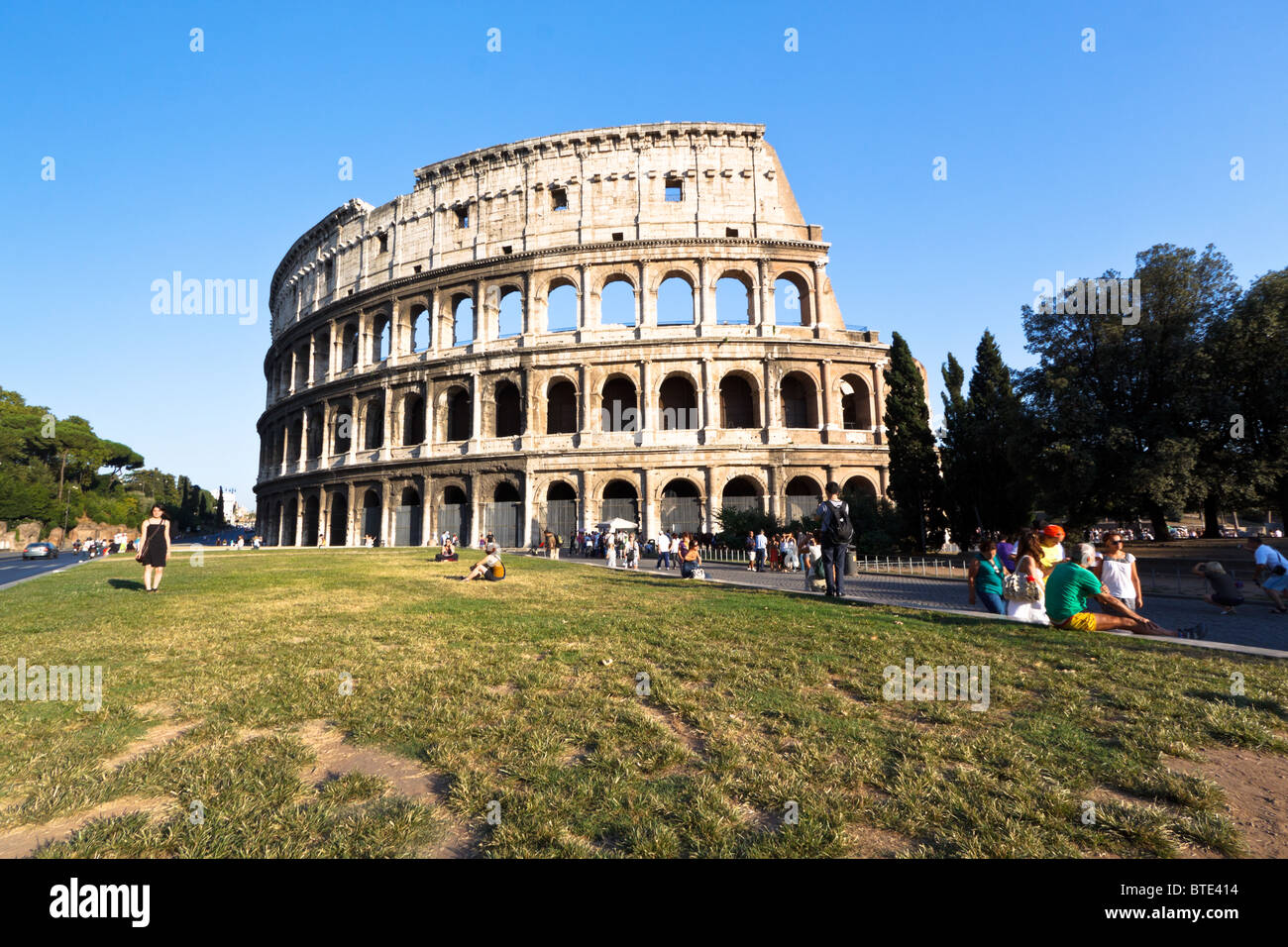 Exterior view of the Colosseum in Rome, Italy Stock Photo - Alamy