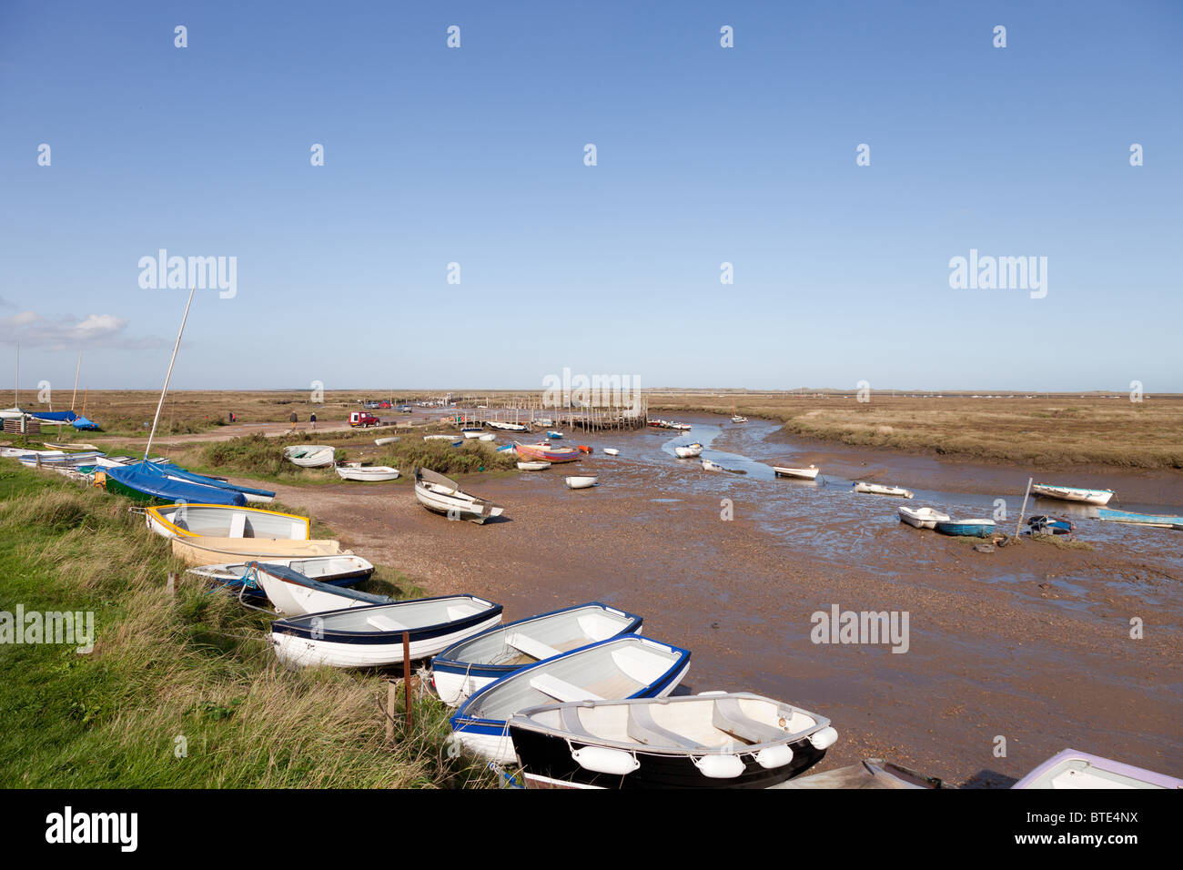 The tidal quay at Morston in Norfolk, England Stock Photo - Alamy