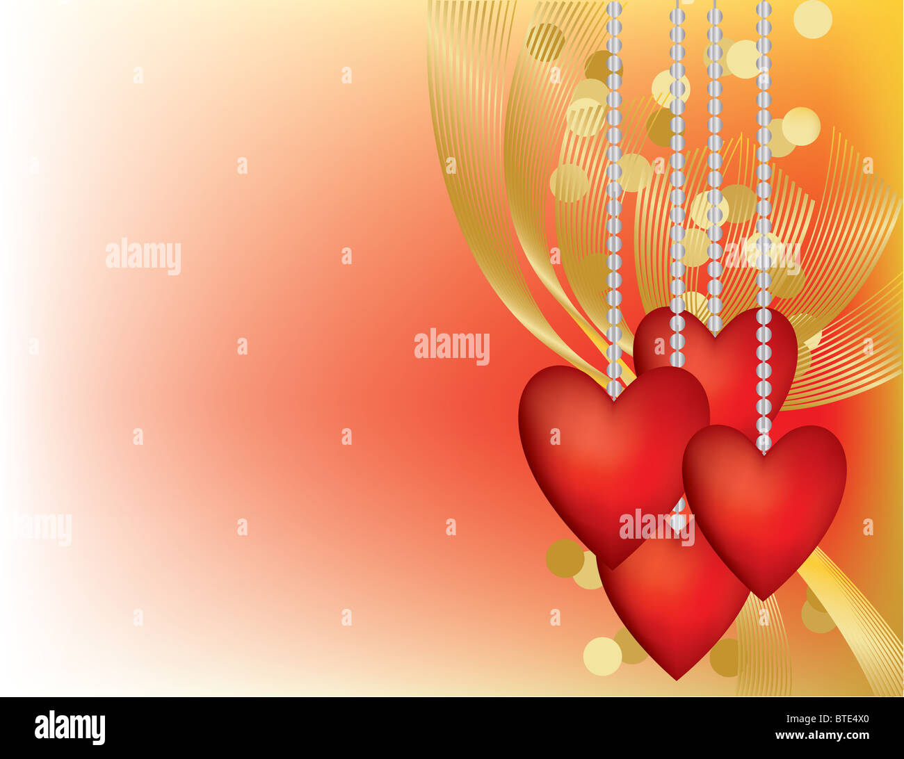 Chain of hearts hi-res stock photography and images - Alamy