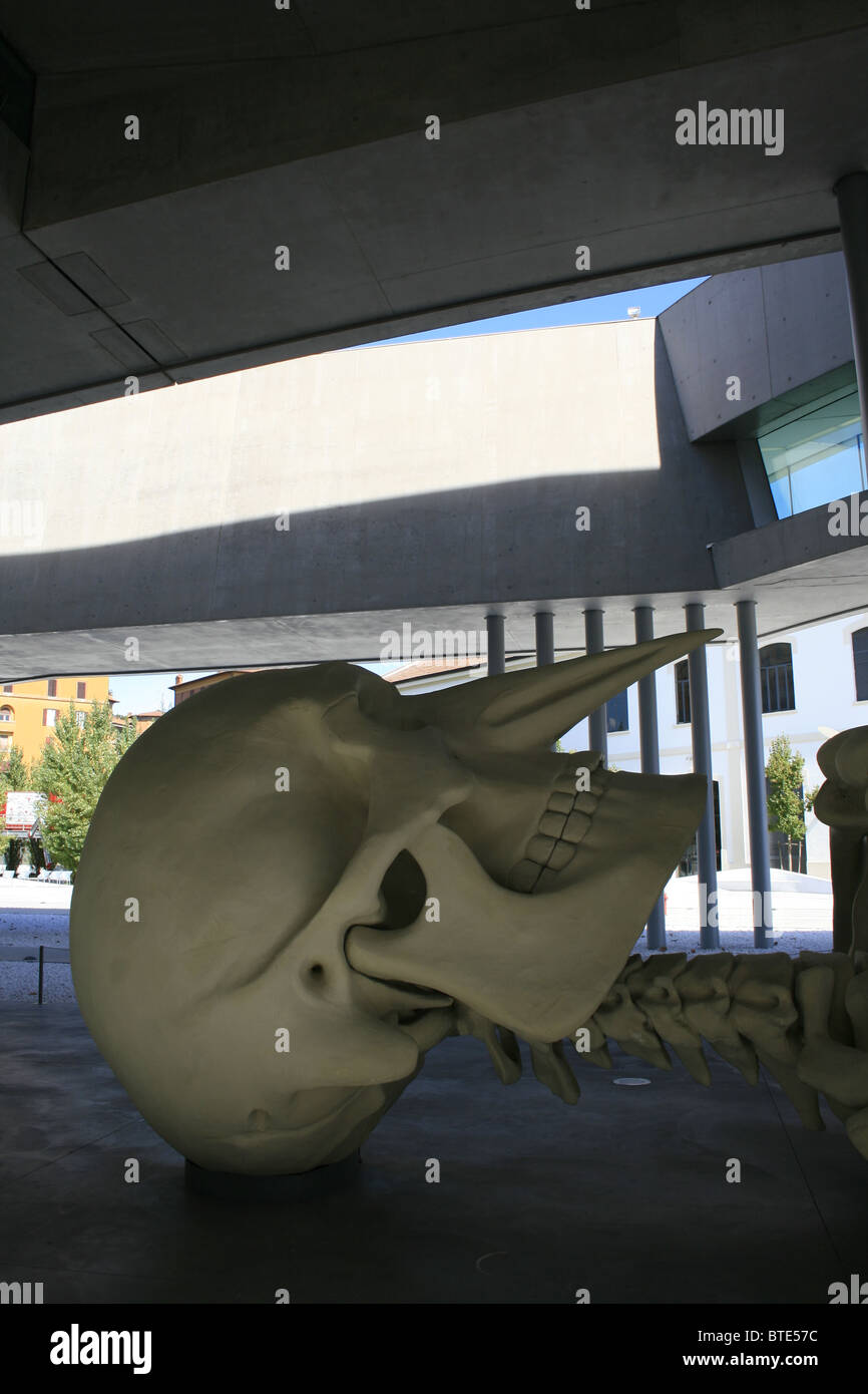 skeleton art work at maxxi museum of modern art in rome italy Stock ...