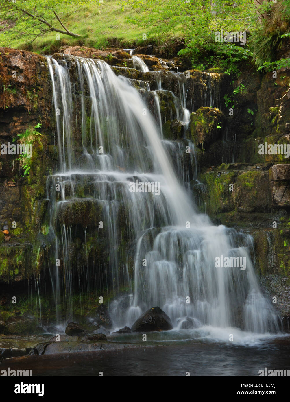 Catsrake Force waterfall, Keld,Swaledale, North Yorkshire Stock Photo ...